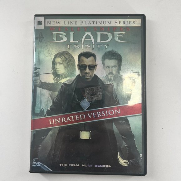 Marvel | Media | Blade Trinity Wesley Snipes Dvd Movie Unrated Version ...